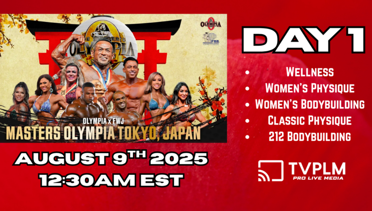 2025 IFBB PRO MASTERS OLYMPIA day 1