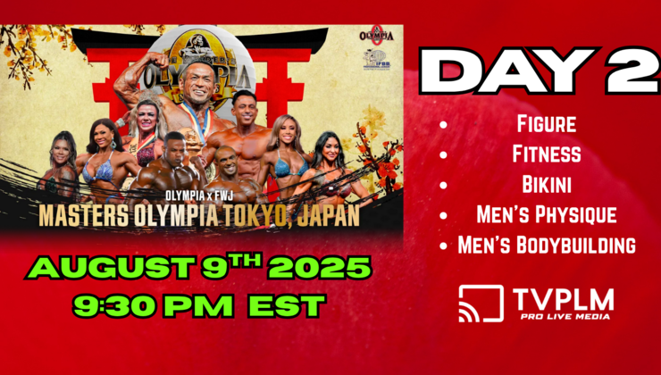 2025 IFBB PRO MASTERS OLYMPIA DAY 2 INCLUDE REPLAYS