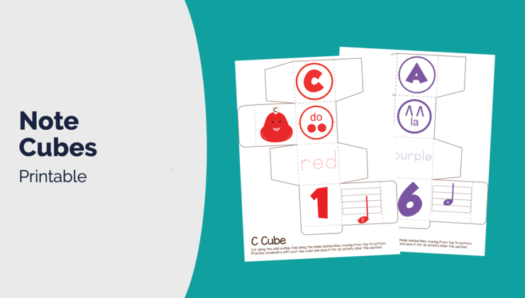 Note Cubes Printable PDF