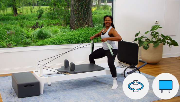 Jump and Flow Reformer Series Advanced Workout #4 (video)