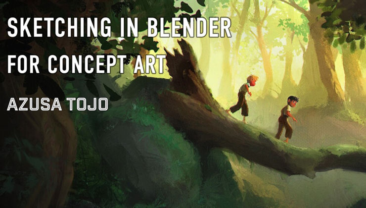 Visual Development, and illustration with Blender with Azusa Tojo