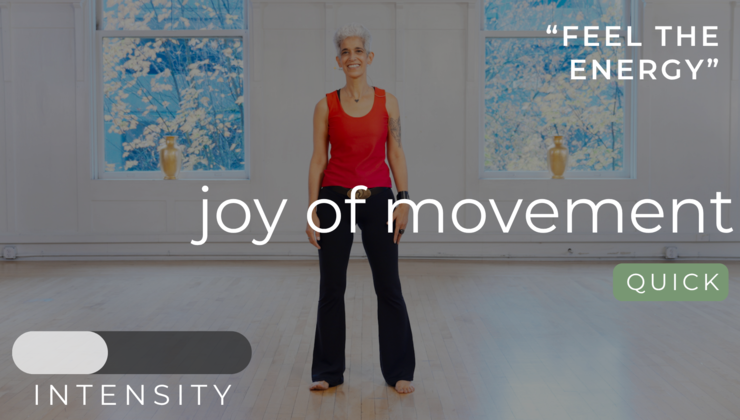 4 min Joy of Movement | "Feel the Energy" with Orit