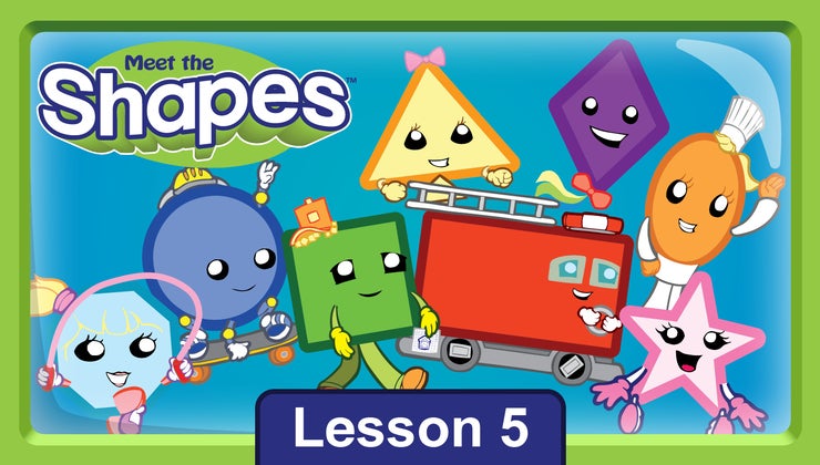 Preschool Prep Kids Club | Online Class | Meet the Shapes | Lesson 5