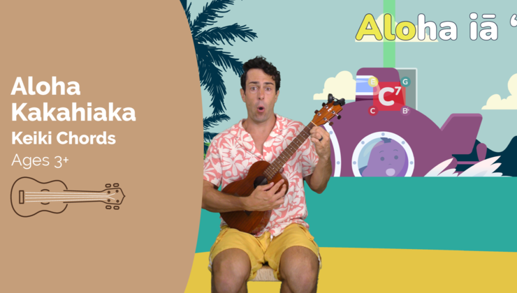Ukulele Lesson - Aloha Kakahiaka Chords (Guided Performance)