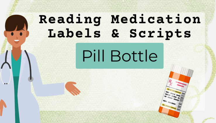 Speech Therapy for Adults | Reading Medication Labels | Pill Bottle