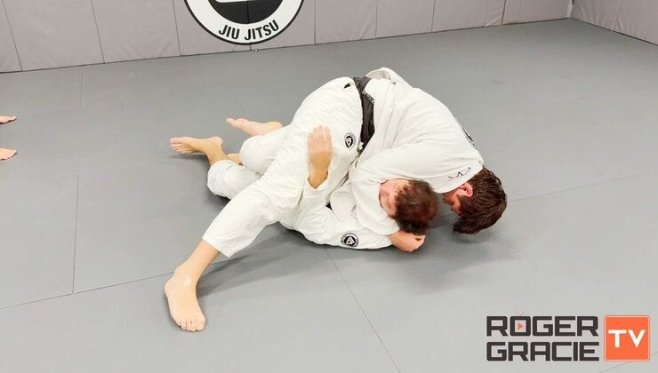 Roger Rolling With His Son Tristan Gracie