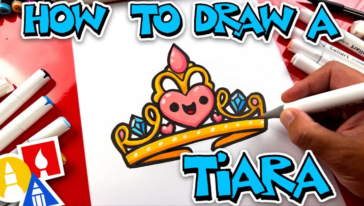 How To Draw A Cute Tiara Crown