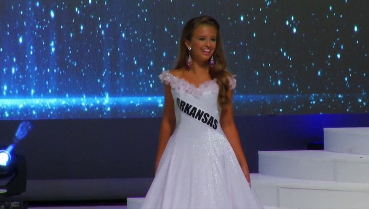 Addie Rose Castleberry - Evening Wear at 2019 Miss Junior High School ...