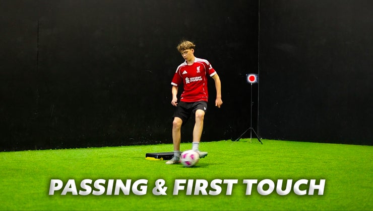 Awareness Passing Drill – Hurdle Jump & One-Touch Training With Coach Sam