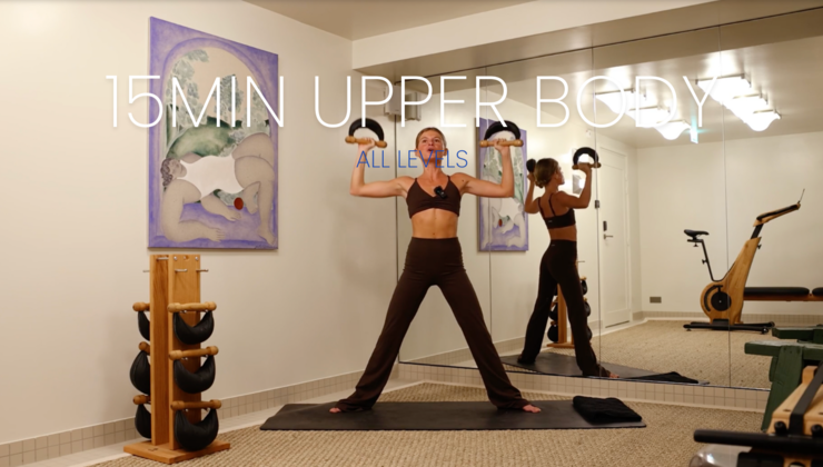 15-min Pilates workout for upper body – no equipment, at home with ...