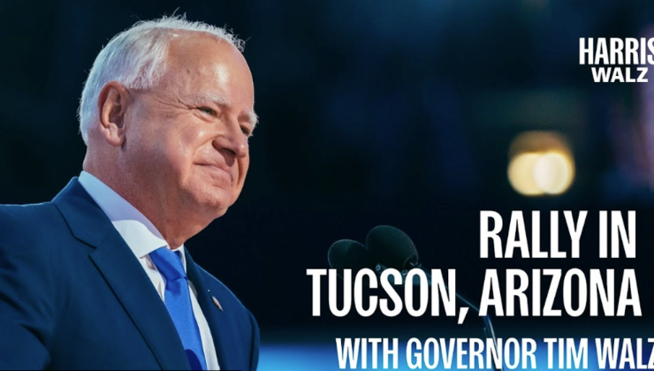 Gov. Tim Walz Rally Speech in Arizona