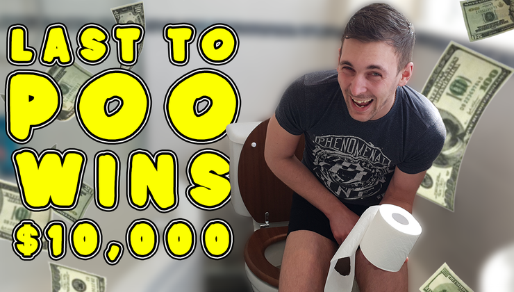 The Last to Poo Wins $10,000 | Where's My Challenge