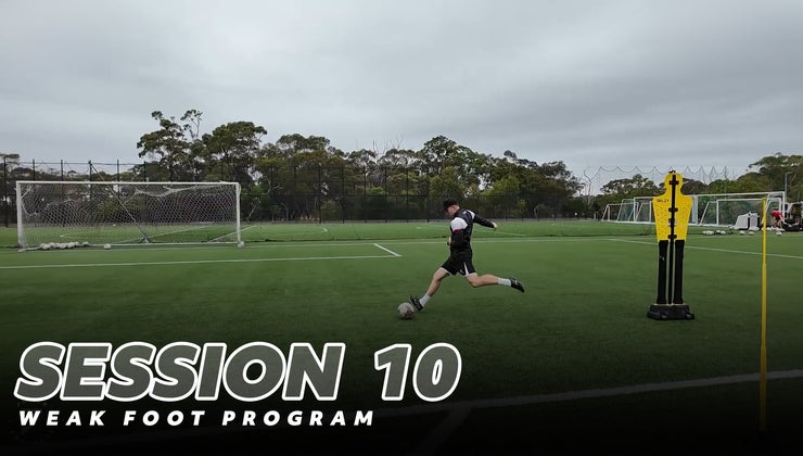 Session 10: Power & Curved Shots | Weak Foot Football Program | Joner ...