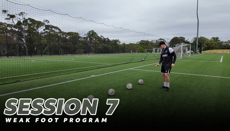 Session 7: Ball Striking & Passing | Weak Foot Football Program | Joner ...