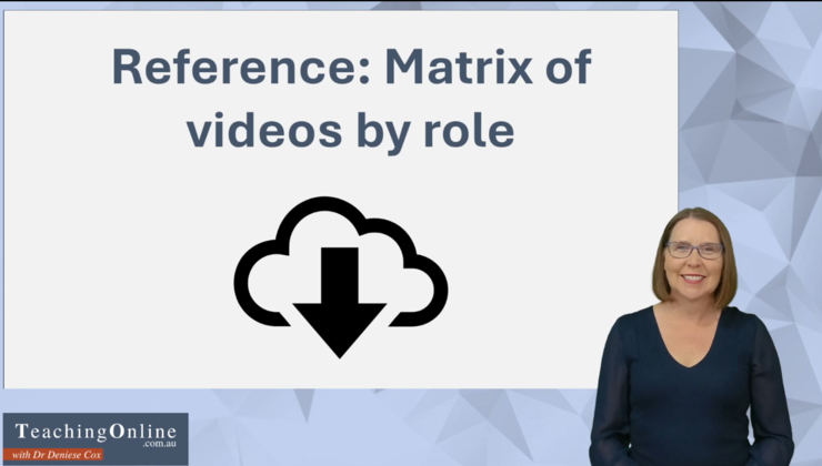 Role Matrix | TeachingOnline.com.au