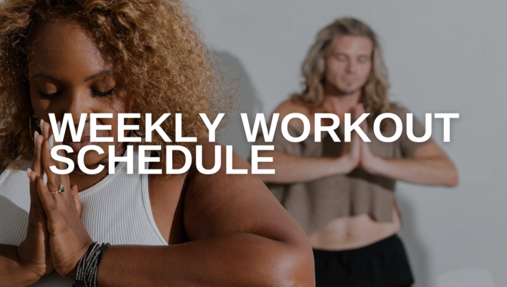 Weekly Workout Calendar