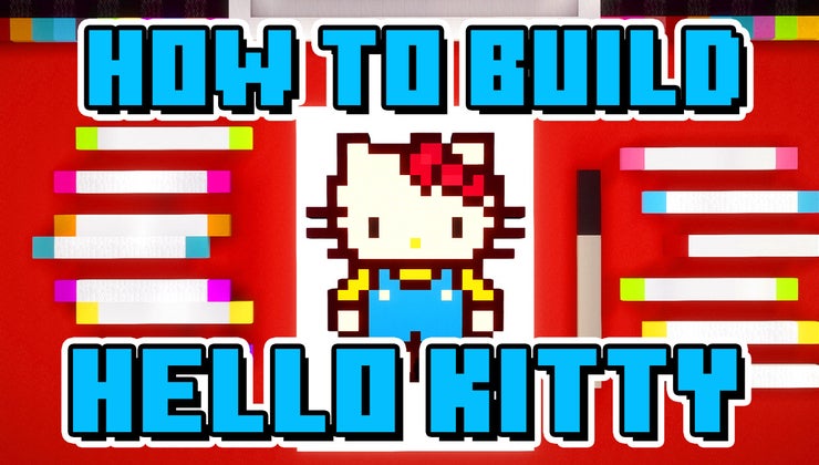 How To Build Hello Kitty – Minecraft Art