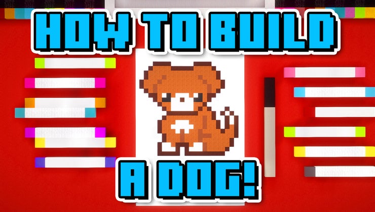 How To Build A Dog – Minecraft Art