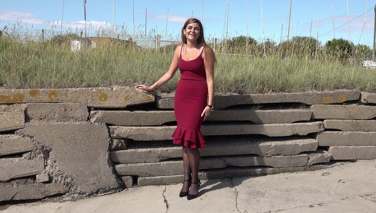Frankie's Muddy Red Dress | MostWam
