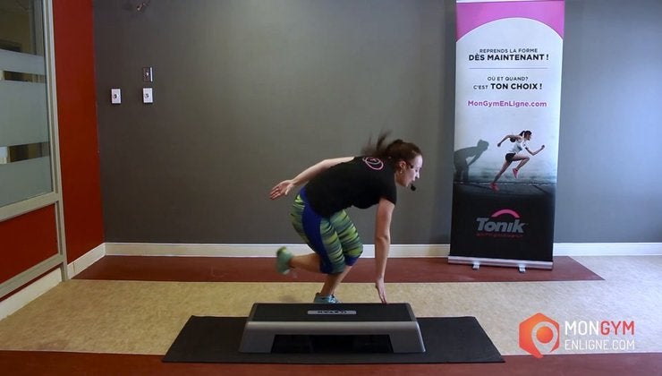 TABATA STEP | X30 | EXPLOSION | Abdos Fessiers