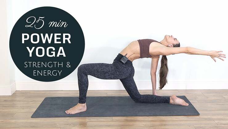 25 Min Yoga Flow - Funky Power Yoga Workout For Energy | Gayatri Yoga ...