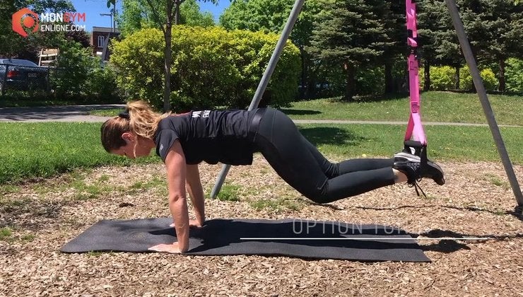 Fiche InfoGYM | TRX | PLANCHE ET FLEXION | Abdominaux