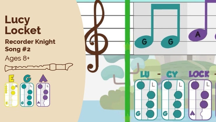 Lucy Locket (Recorder) | Prodigies Music