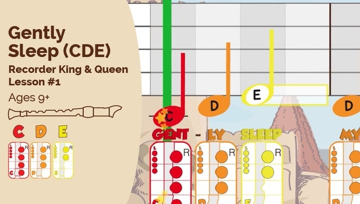 Gently Sleep (CDE Recorder) | Prodigies Music