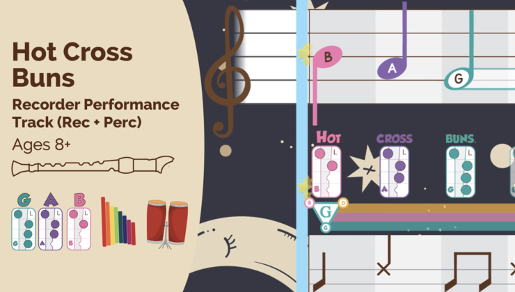 Hot Cross Buns + ORFF—Squire (Performance) | Prodigies Music