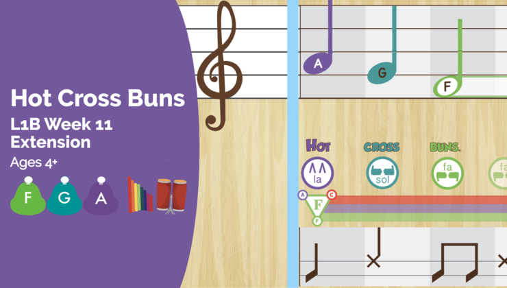 Hot Cross Buns (Extension) | Prodigies Music