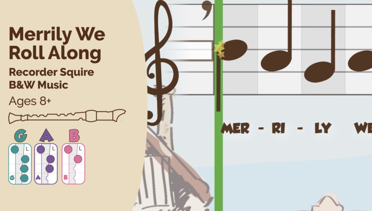 Merrily We Roll Along B&W—Squire (Performance)