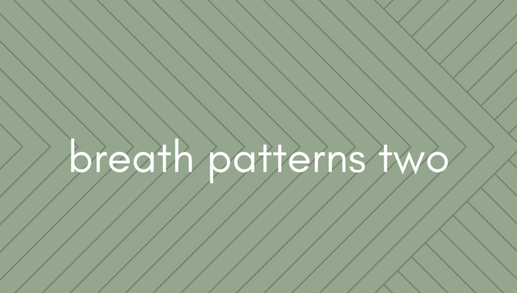 Breath Patterns Two 💫 | The Elevate Practice