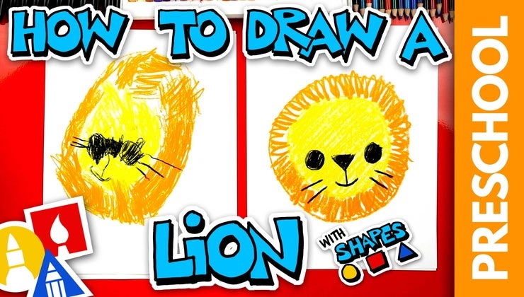 how to draw a lion art hub
