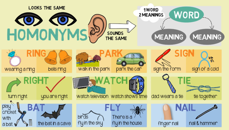 Homonyms and Homophones | Raising brightness