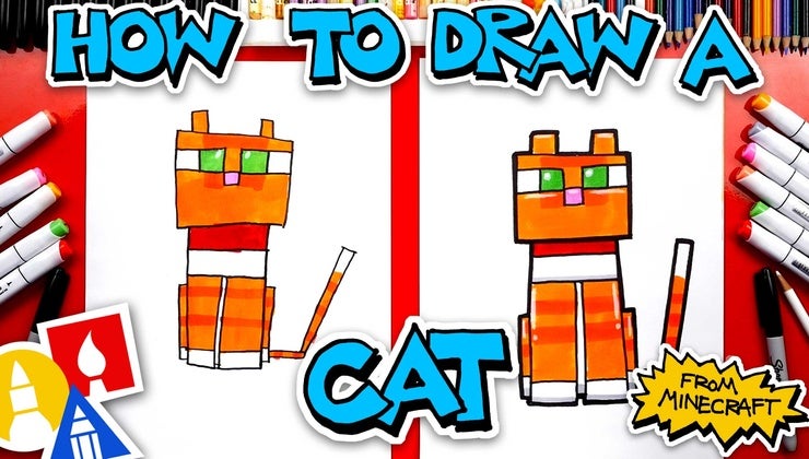 how to draw minecraft ocelot