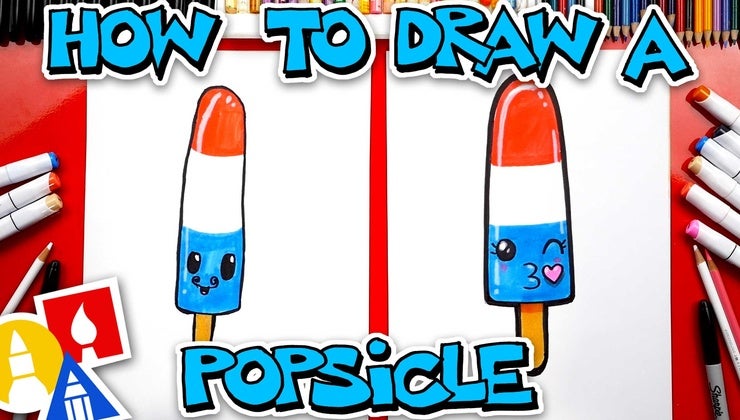 How To Draw A Rocket Popsicle