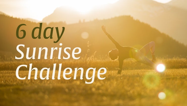 6 Day Sunrise Challenge - YogaToday