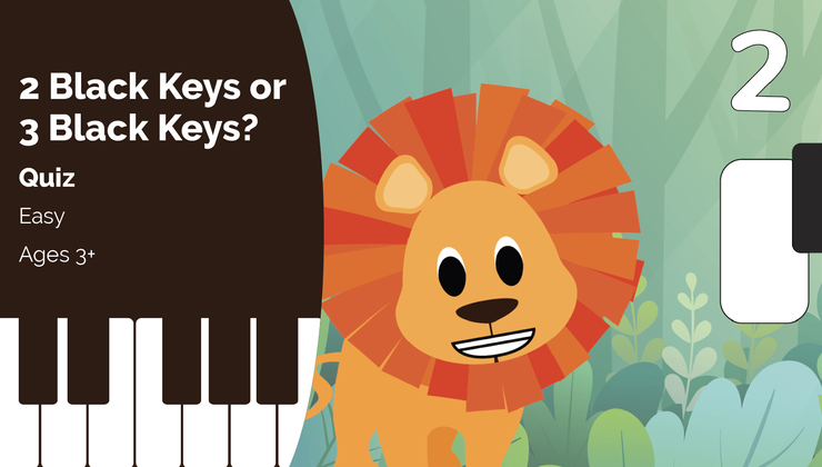 2 Black Keys or 3 Black Keys? (C Note Quiz)