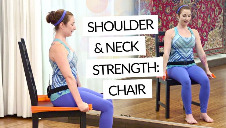 Shoulder & Neck Strength Chair Exercises with Ashley López