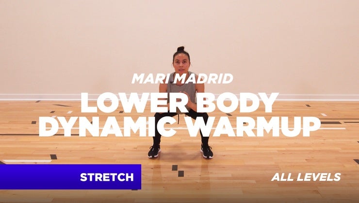 Lower Body Dynamic Warm Up with Mari Madrid