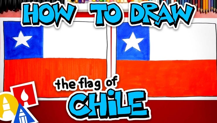 How To Draw The Chile Flag