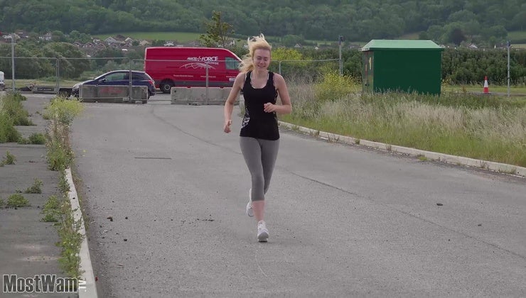 Poppy Cools Off After A Run | MostWam