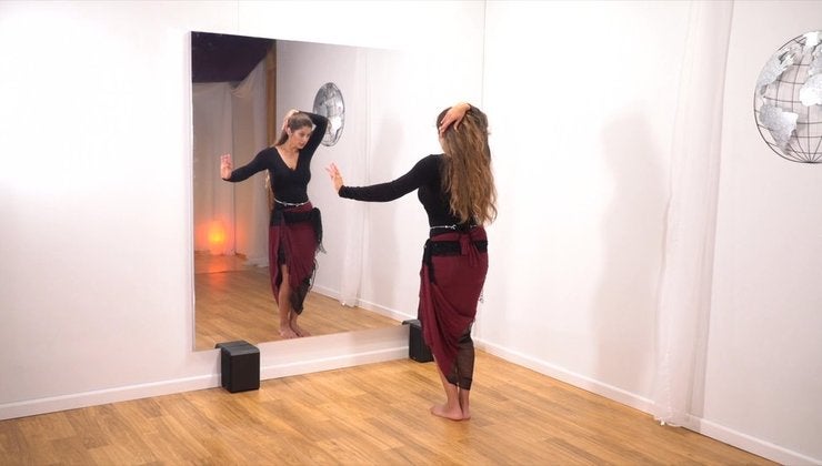 Learn a full Baladi choreography online with Sadie | Raqs Online