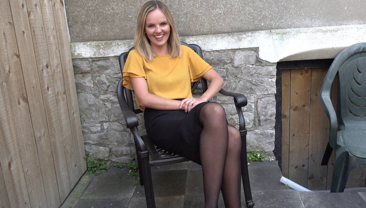 Stunning Jess In The Back Garden Pool | MostWam