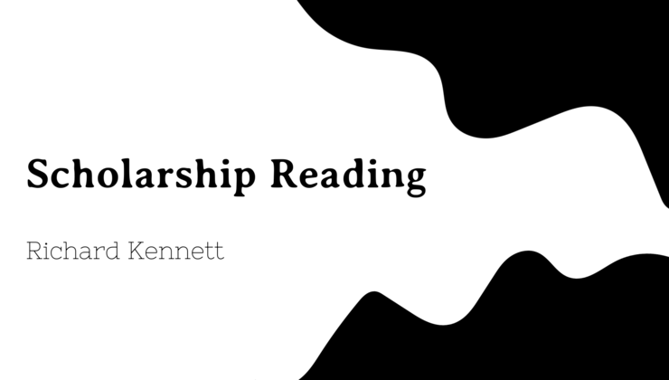 Scholarship reading