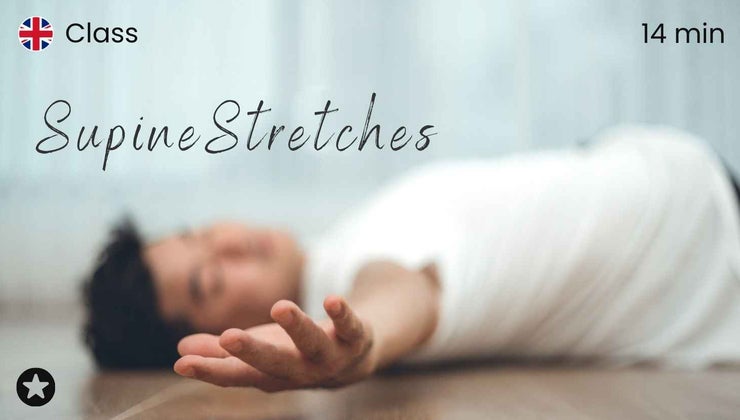 Yoga for Beginners - Supine Stretches online with Hie Kim