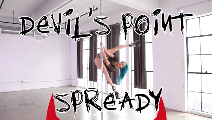devil's point shuffle pole dance combo advanced gemma lux