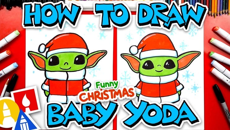 how to draw cartoon yoda