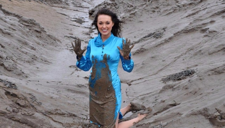 Blue Satin Michelle | MostWam