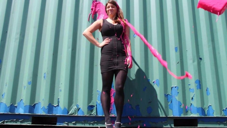 Ali's Little Black Dress Gunged | MostWam